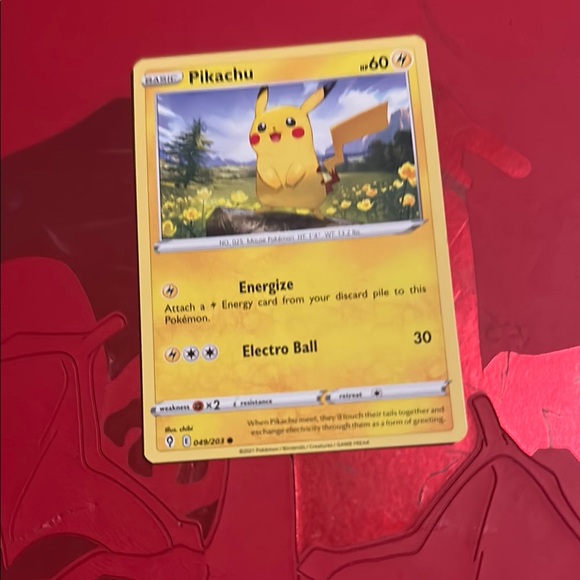 Pokemon | Games | Pokemon Yellow And Red Pikachu Card Game | Poshmark